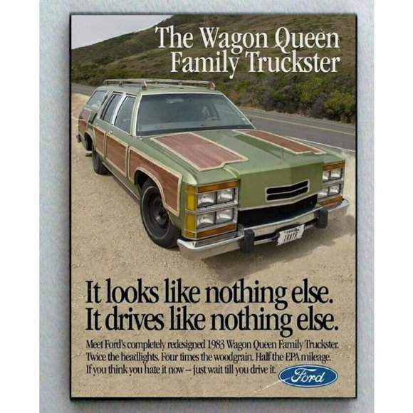 Art | Framed National Lampoons Vacation Ford 83 Family Truckster Car ...